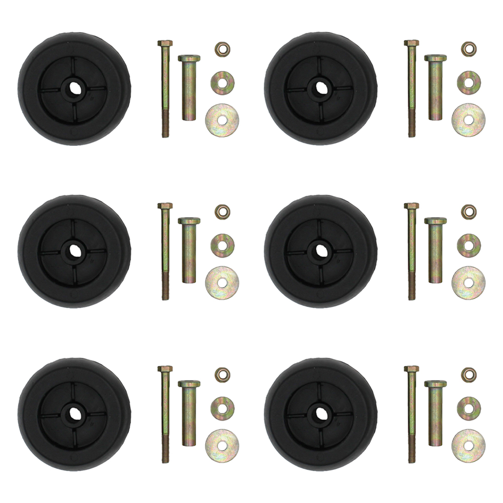 6 Anti Scalp Deck Wheel+KIT Fits Exmark Mower 103-3168 103-7263 103-405 | eBay